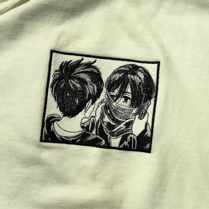 [2] - Mikasa + Eren Hoodie – Shibui Apparel